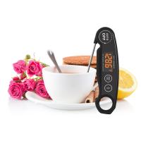 China Foldable Digital Thermometer For Cooking Meat USB CE RoHS LED Display for sale
