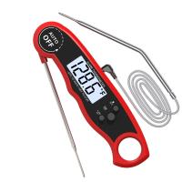 China Electronic Digital Dual Probe Meat Thermometer For Grilling Prime Rib Food for sale