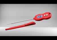 China Heat Proof Waterproof Meat Thermometer With Probe Hamburger Running Water Washed for sale