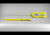 China Waterproof Instant Read Cooking Thermometer Digital Food Long Straight Probe IP66 for sale