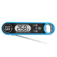 China Waterproof Digital Grill Thermometer In Oven Folding Probe Cooking Food Candy for sale