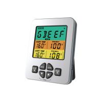 China Wireless Remote Digital Dual Probe Meat Thermometer Grill Wide Lcd Screen for sale