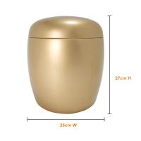 China Natural Eco Friendly Biodegradable Urns Kaolin Clay For Sea And Earth Burial for sale