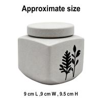 China OEM ODM Ceramic Pet Memorial Urn Water Resistant Custom Colors For Dogs Cats for sale