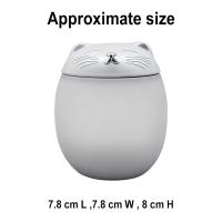 China Custom Shapes Ceramic Cat Cremation Urn Minimalist Pet Ashes Keepsake Box for sale