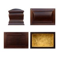 China Handcrafted Solid Wooden Cremation Urn Box For Ashes Custom Size And Shape for sale