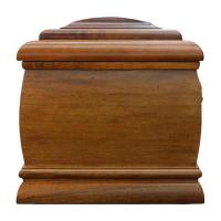China OEM ODM Wooden Ashes Urn Box Wood Cremation Urns Polished Finish Wholesale for sale