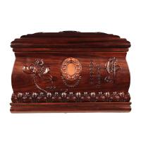 China Solid Wooden Box Urns For Human Ashes , Custom Engraved Wooden Burial Urns for sale