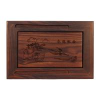 China Handmade Wooden Cremation Box Polished or Matte Finish Solid Wood Cremation Urn for sale