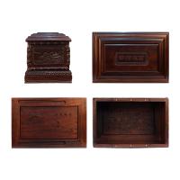 China Memorial Wooden Urns For Cremation Ashes Funeral Keepsake Wood Box Lightweight for sale