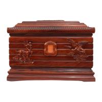China OEM Design Wooden Cremation Ashes Urn Memorial Funeral Box For Human Ashes for sale