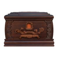 China Customized Handcrafted Wooden Urns Human Wooden Cremation Urns For Loved Ones for sale