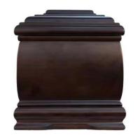 China Secure Sealing Wooden Keepsake Urn For Ground Burial Or Home Display for sale