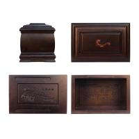 China Secure Sealing Wooden Keepsake Urn For Ground Burial Or Home Display for sale