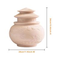 China Sea Burial Biodegradable Urn Sphere Biodegradable Cremation Containers OEM ODM for sale