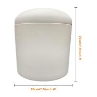 China Kaolin Clay Eco Biodegradable Ashes Urn Sea Burial Biodegradable Box Customizable for sale