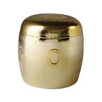 China Luxury Gold Ceramic Memorial Urn Precise Detailing For Human Ashes for sale