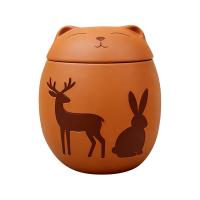 China Chip Resistant Ceramic Pet Ashes Urn Decorative Pet Cremation Box For Cat Dog for sale