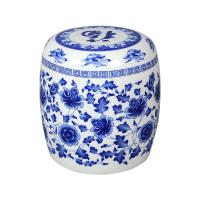 China Hand Painted Ceramic Adult Human Ashes Urn Blue and White Porcelain Cremation Urn for sale
