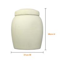 China Minimalist Design Biodegradable Urns Natural Cremation Urns For Water Burial for sale