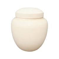 China 100% Kaolin Clay Biodegradable Funeral Urn Natural Eco Memorial Urn for ashes for sale