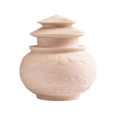 China Sea Burial Biodegradable Urn Sphere Biodegradable Cremation Containers OEM ODM for sale
