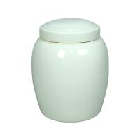 China Ceramic Funeral Urns Glossy Mint Green OEM Wholesale for sale