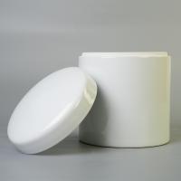 China Ceramic Funeral Urns Glossy White Cylinder OEM Wholesale for sale