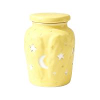 China Ceramic Pet Urns Cute Starry Theme Memorial Supplier for sale