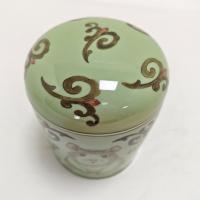 China Collectible Ceramic Pet Urns with Hand-Painted Art for sale