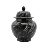 China Ceramic Jars Black Galaxy Pet Urn OEM Wholesale for sale