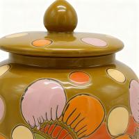 China Ceramic Jars Retro Floral Pet Urn OEM Wholesale for sale