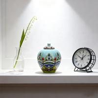 China Ceramic Jars Colorful Pattern Pet Urn OEM Wholesale for sale