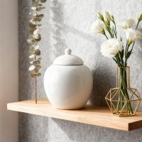 China Ceramic Jars Floral Tea Canister with Lid OEM Wholesale for sale