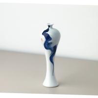 China Ceramic Jars Contemporary Blue White Display Jar B2B for sale