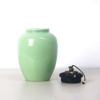 China Mint Green Storage Canister Ceramic Jars with Lid Wholesale for sale