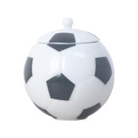 China Ceramic Jars Football Design Jar for Candy Snacks for sale
