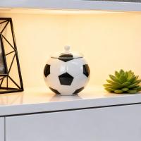 China Ceramic Jars Football Design Jar for Candy Snacks for sale