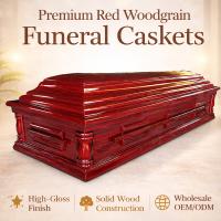 China Funeral Caskets Wholesale Orders with Custom Lining for sale