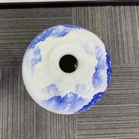 China Landscape Vase Blue And White Ceramics Wholesale Supply for sale