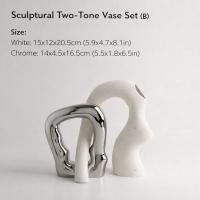 China Intersecting Tube Vase Set for Modern Home Decor for sale
