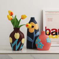 China Handpainted Ceramic Vase Set for Modern Interiors for sale