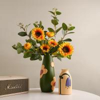 China Handpainted Ceramic Vase Set for Modern Interiors for sale