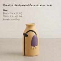 China Handpainted Ceramic Vase Set for Modern Interiors for sale