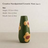 China Handpainted Ceramic Vase Set for Modern Interiors for sale