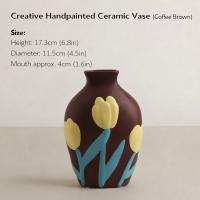 China Handpainted Ceramic Vase Set for Modern Interiors for sale