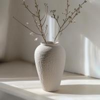 China Textured Ceramic Vase Set for Contemporary Interiors for sale