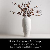 China Textured Ceramic Vase Set for Contemporary Interiors for sale