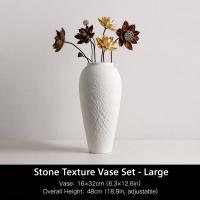 China Textured Ceramic Vase Set for Contemporary Interiors for sale