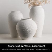 China Textured Ceramic Vase Set for Contemporary Interiors for sale